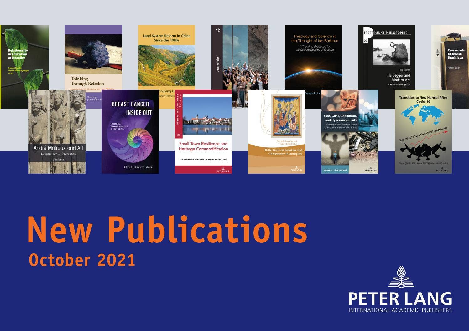 Peter Lang New Publications October 2021 by Peter Lang Publishing Group ...