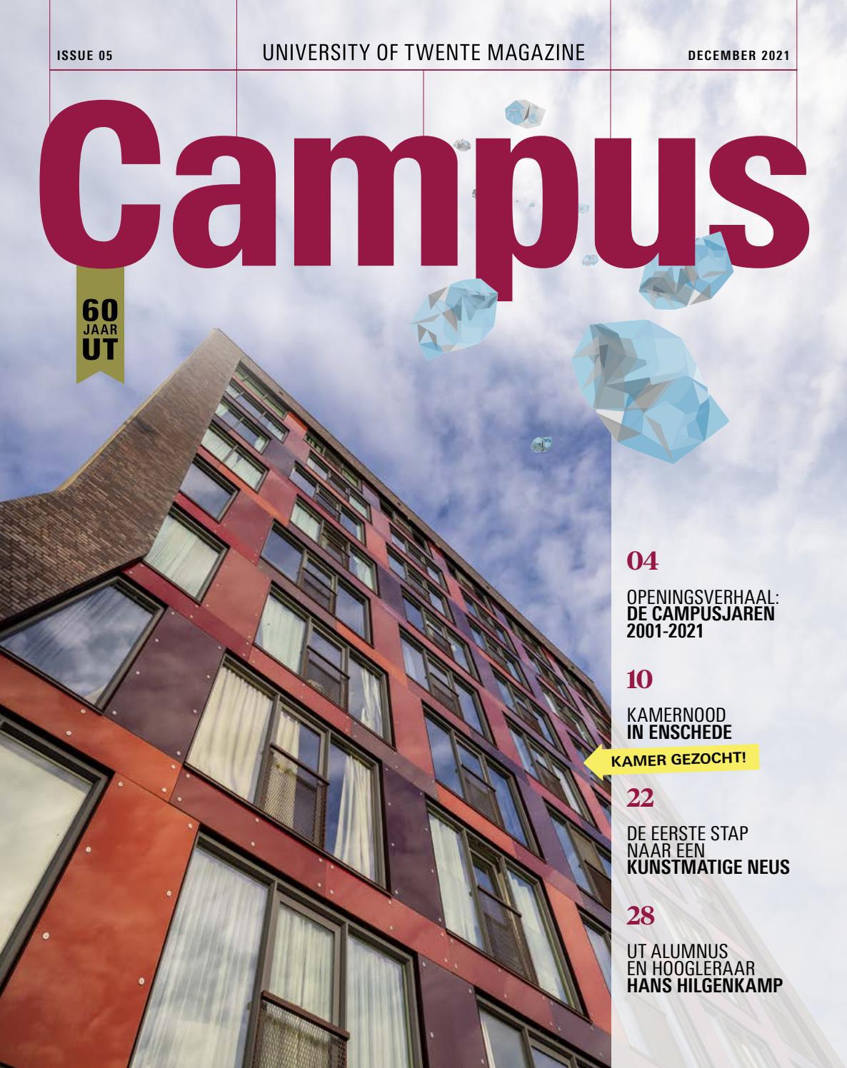 Campus Magazine 5e editie december 2021 NL by University of Twente - Issuu