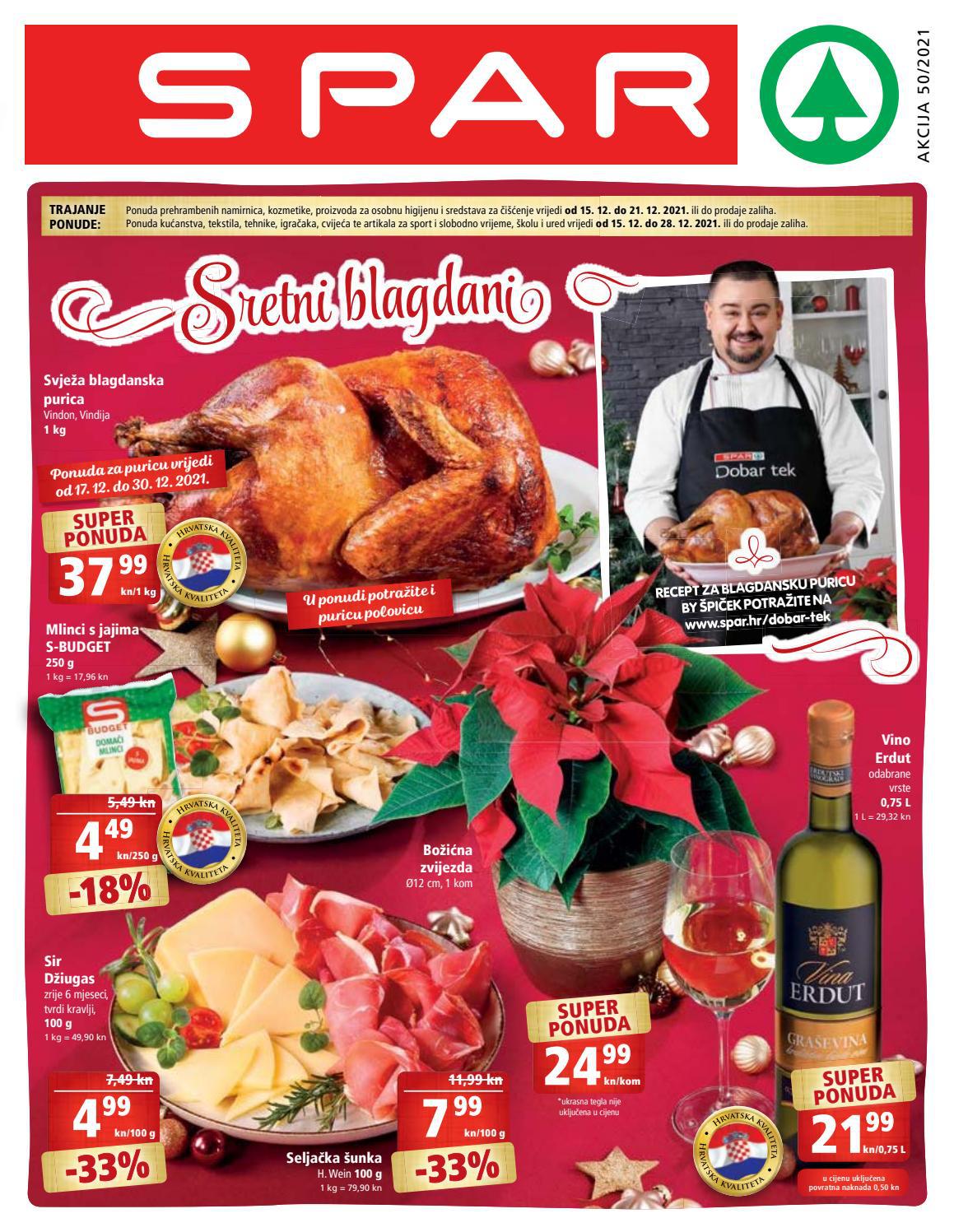 Spar katalog od 15.-28.12.2021. by Catalog.hr - Issuu