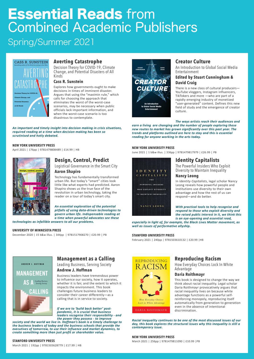 Essential Reads - Spring 2021 by Mare Nostrum Group - Issuu