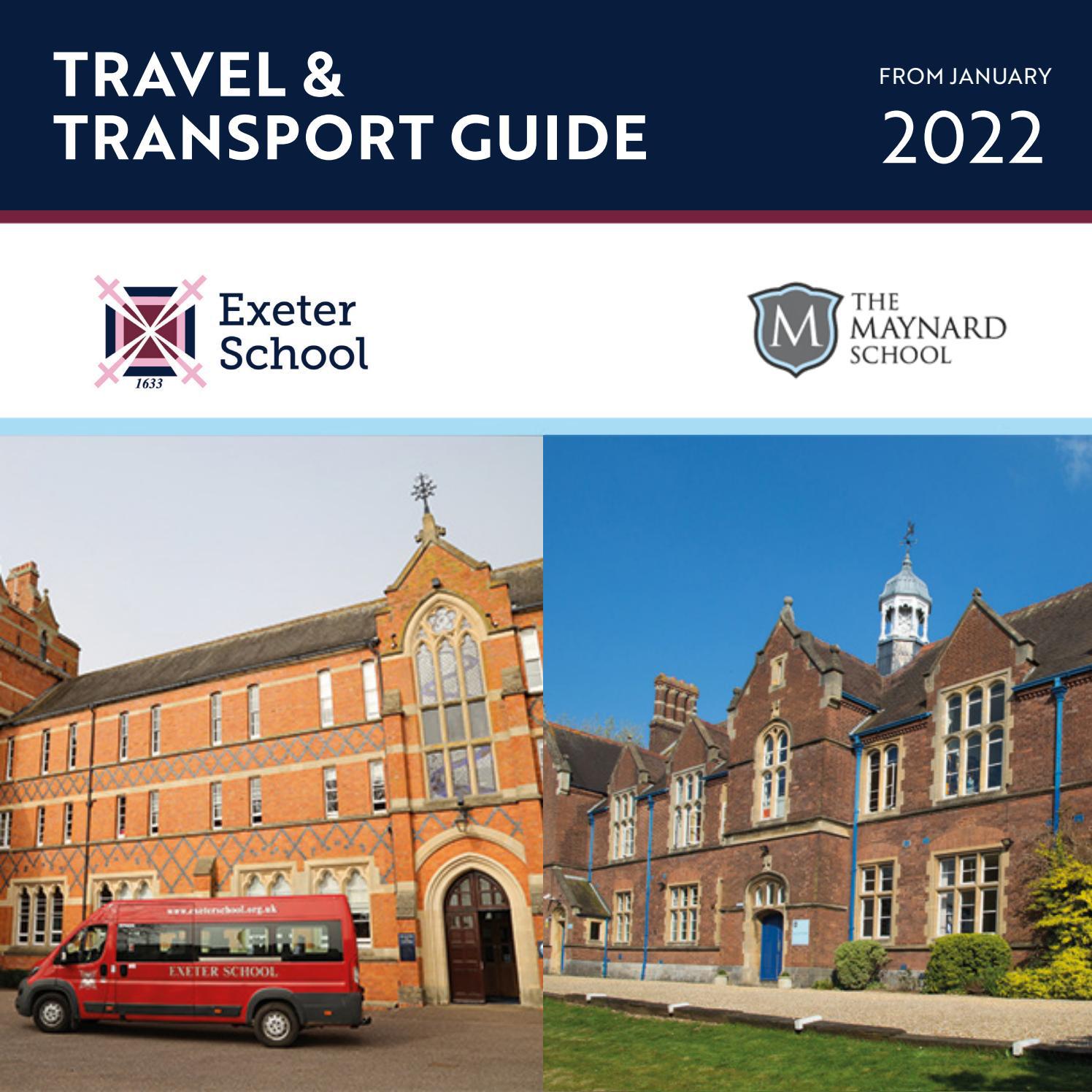 Maynard Bus Routes by MaynardSchoolExeter - Issuu