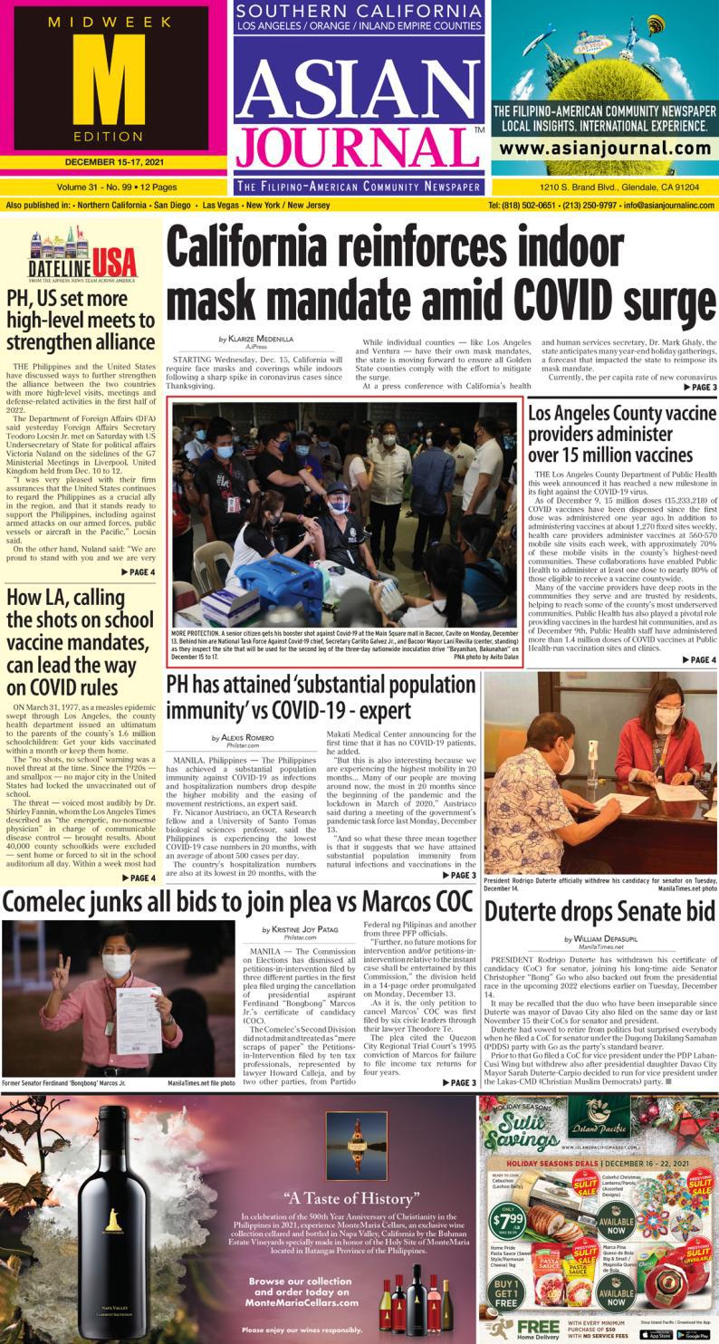 121521 - Southern California Midweek Edition by Asian Journal Community ...