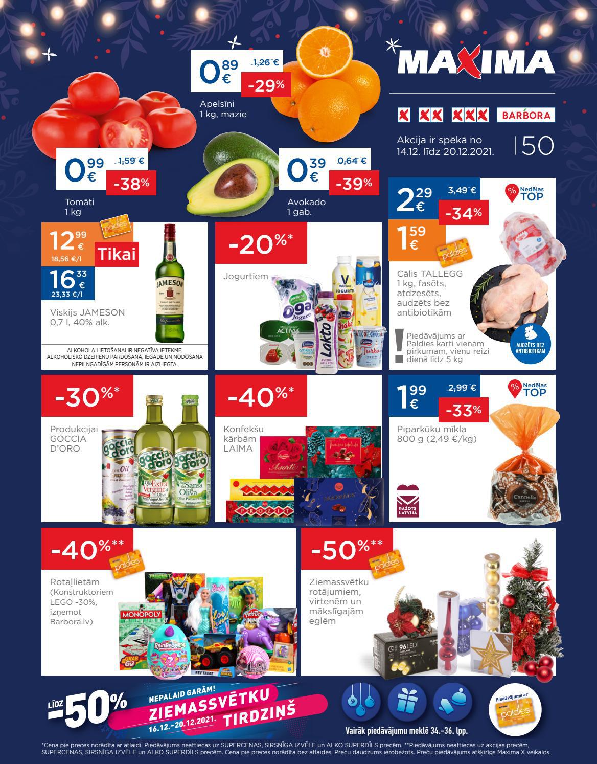 MAXIMA | X XX XXX | 14.-20.12.2021. by Maxima Latvija - Issuu
