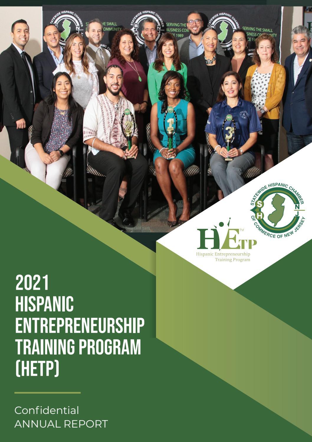 2021 HETP Annual Report by Statewide Hispanic Chamber of Commerce of NJ ...