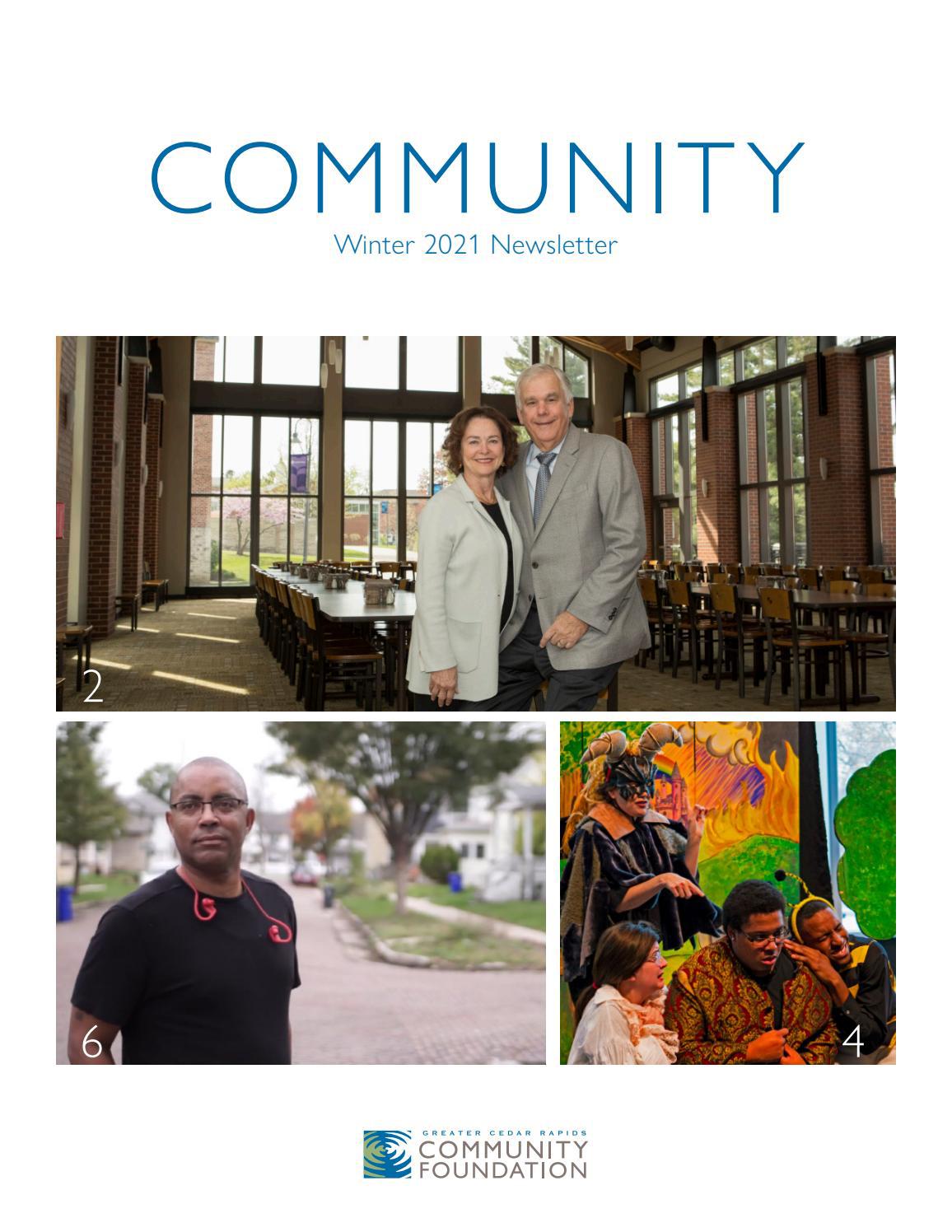 Community Newsletter - Winter 2021 by Greater Cedar Rapids Community ...