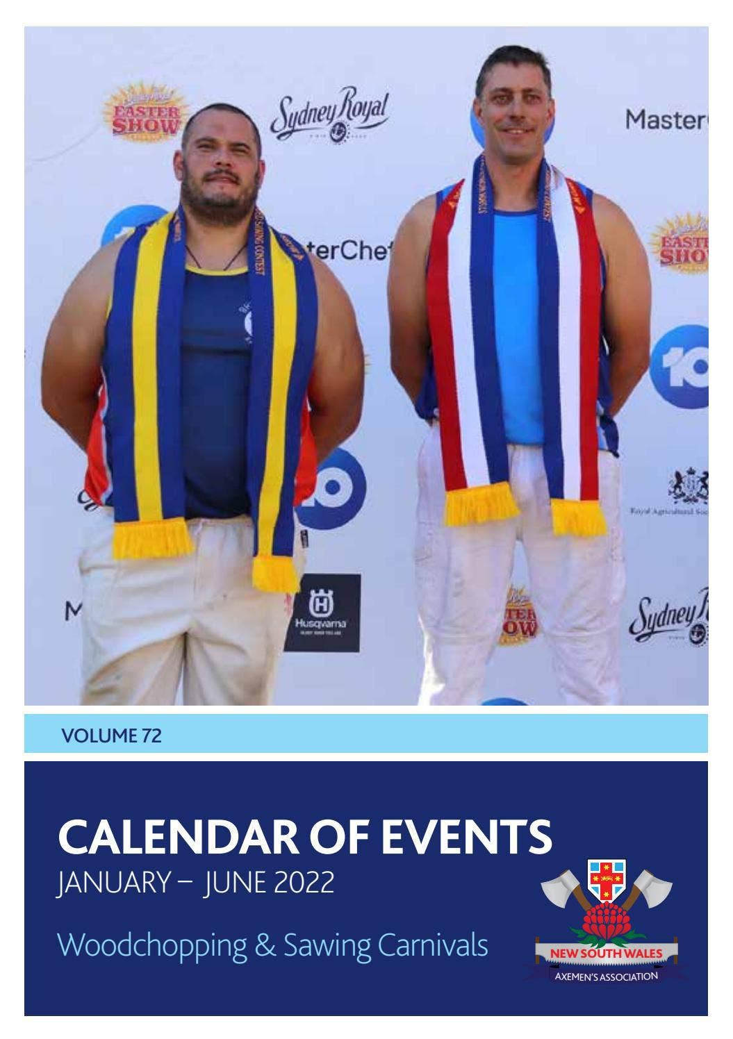 NSWAA Volume 72 Calendar of Events by MeganScrivenerDesign - Issuu