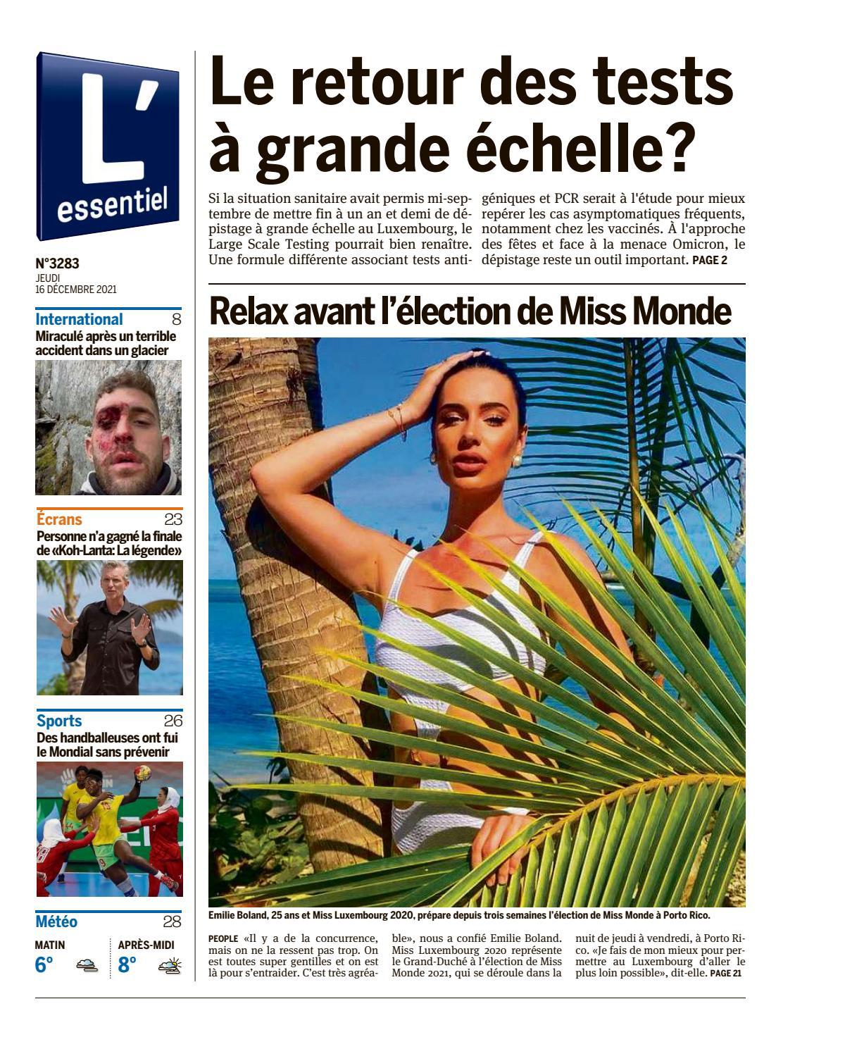 L'essentiel epaper 2021-12-16 by L'essentiel - Issuu