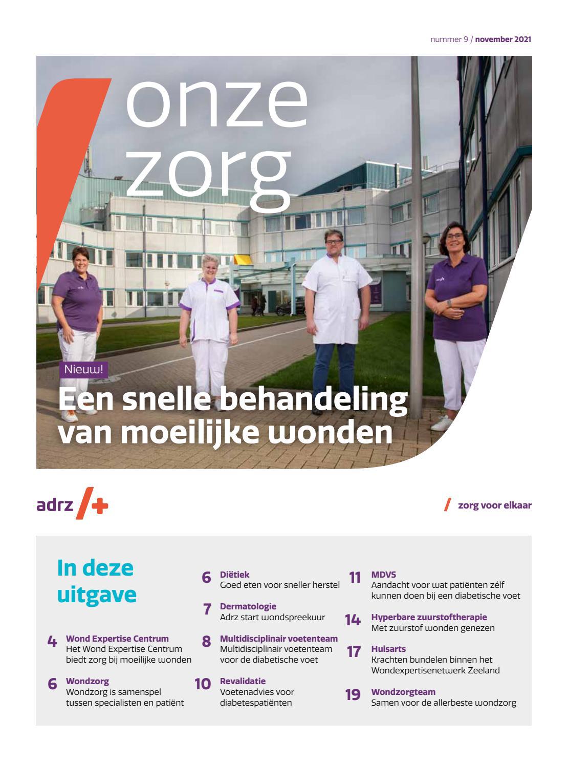 Adrz Onze Zorg | november 2021 by Trainews Media - Issuu