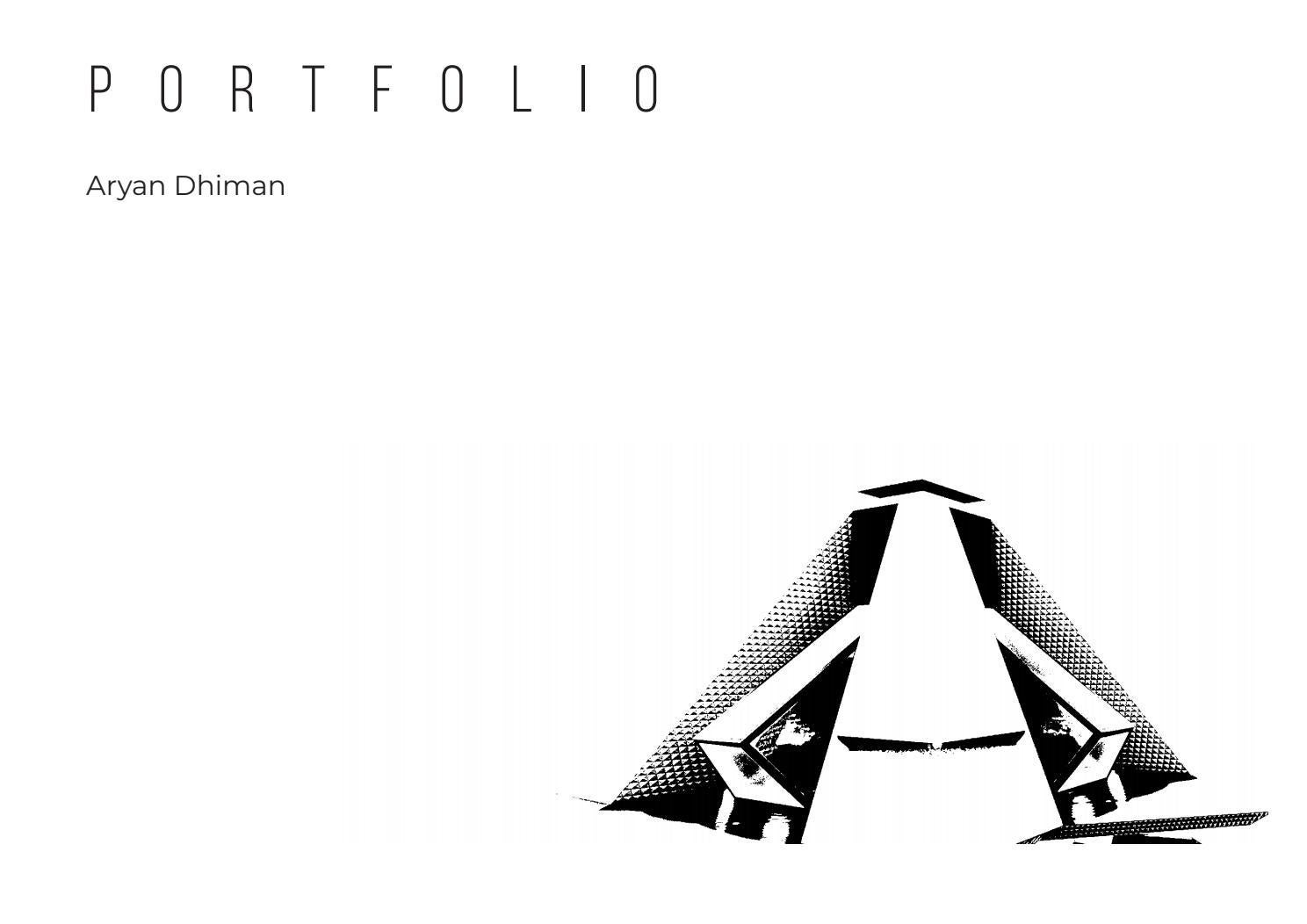 Architechtural Portfolio By Aryan Dhiman Issuu 
