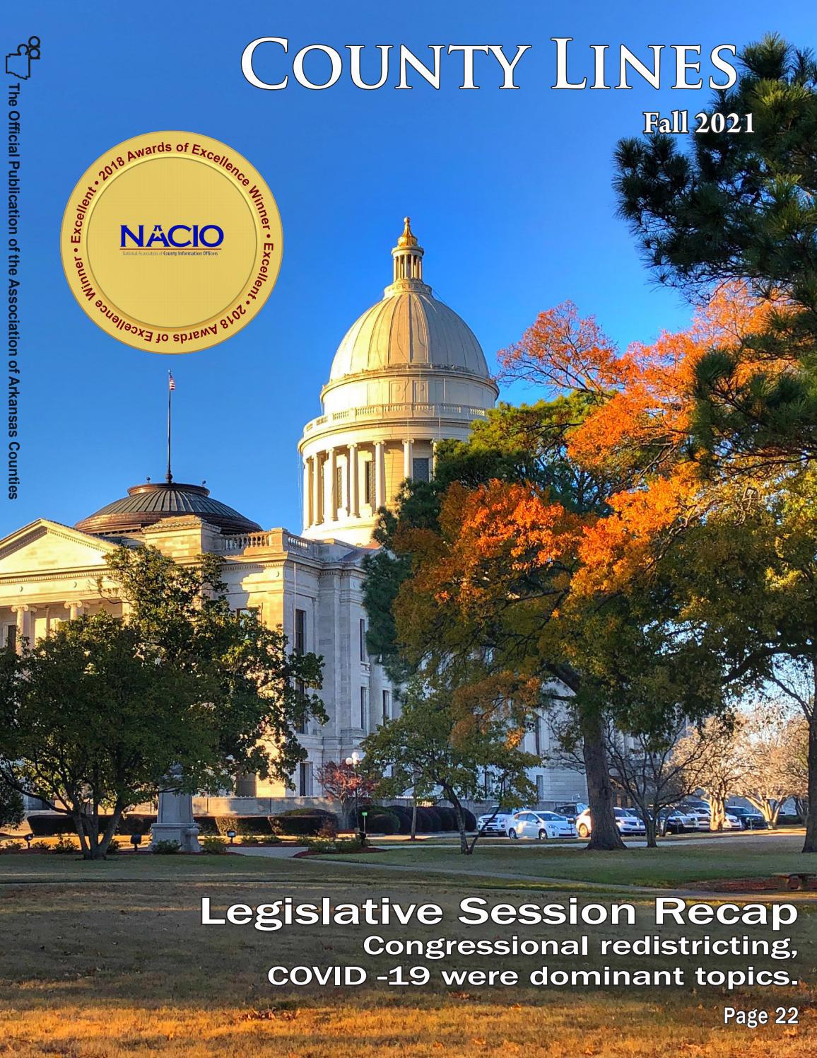 Fall 2021 County Lines magazine by associationofarkansascounties - Issuu