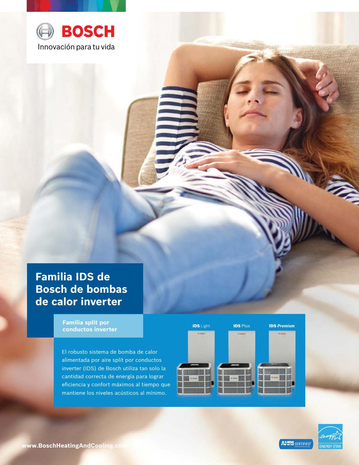 Bosch IDS Family Spanish by Bosch Home Comfort - Issuu