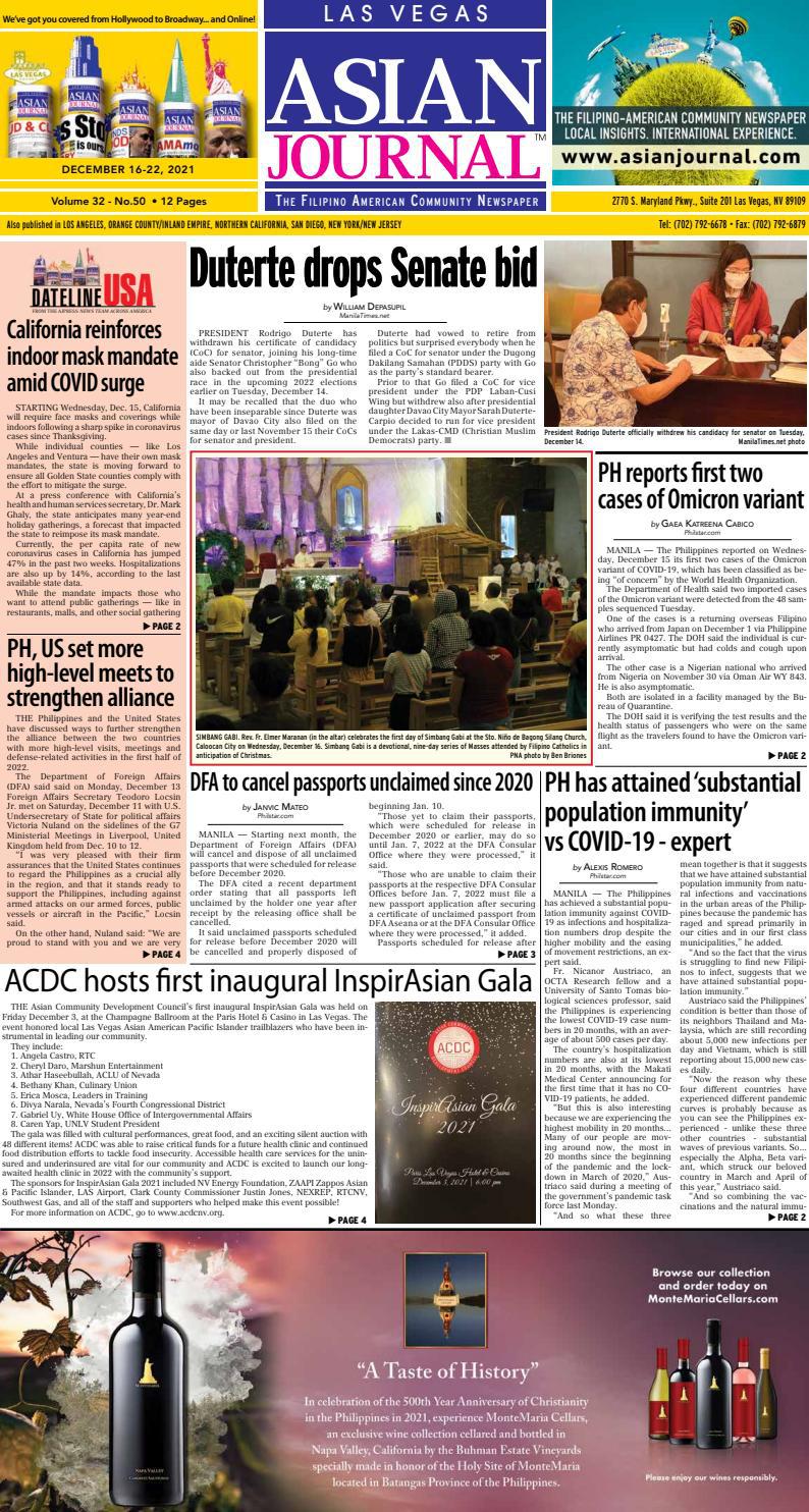 121621 - Las Vegas Edition by Asian Journal Community Newspapers - Issuu
