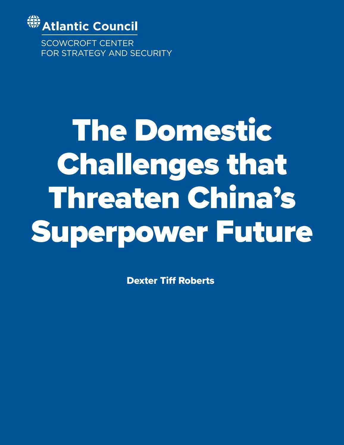 The Domestic Challenges that Threaten China’s Superpower Future by ...