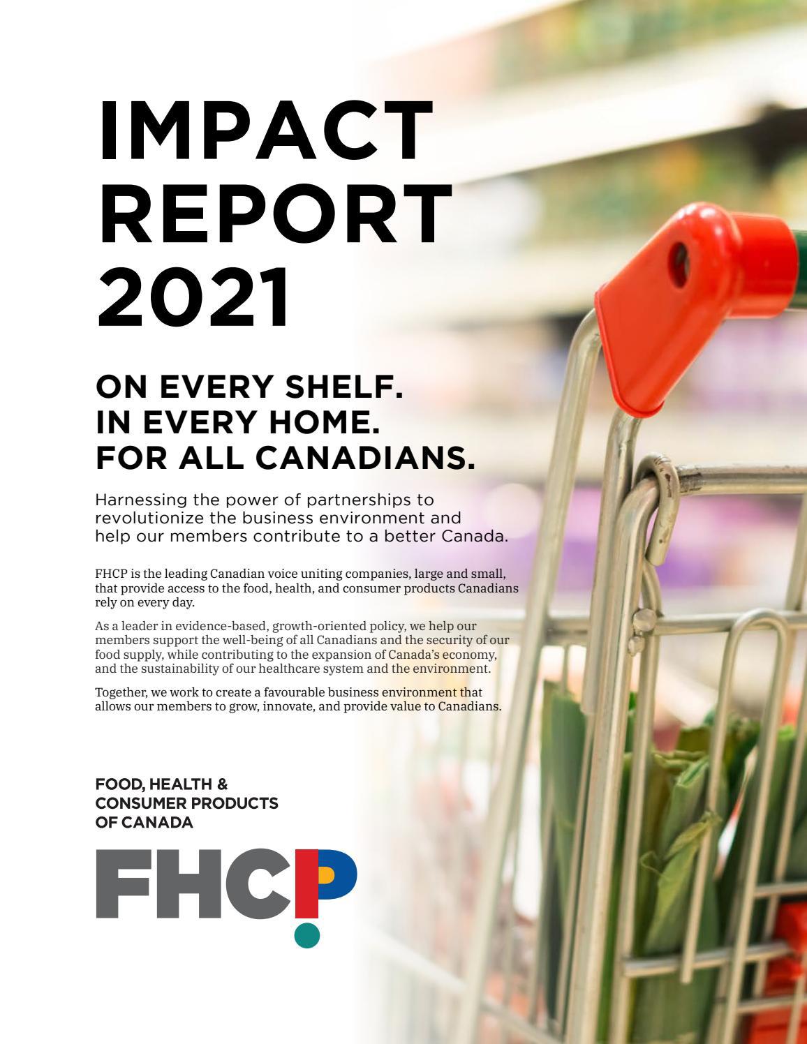 FHCP 2021 Impact Report by Food, Health & Consumer Products of Canada ...