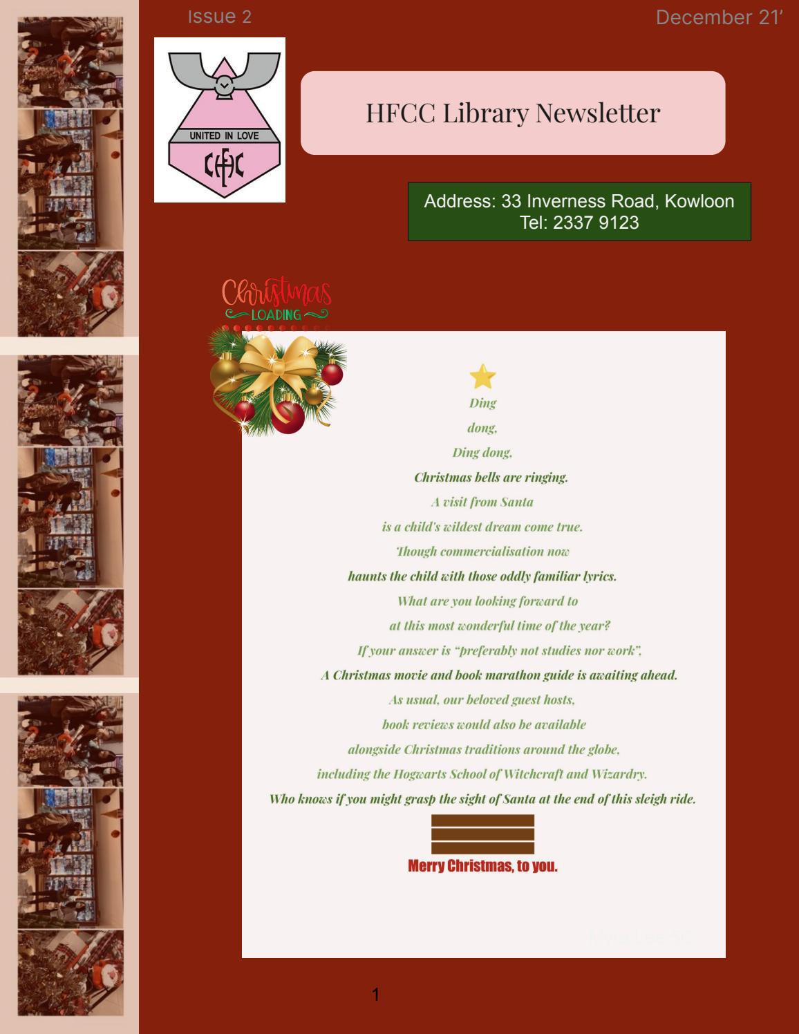 2021-22 HFCC Library Newsletter Issue 2 by Library HFCC - Issuu