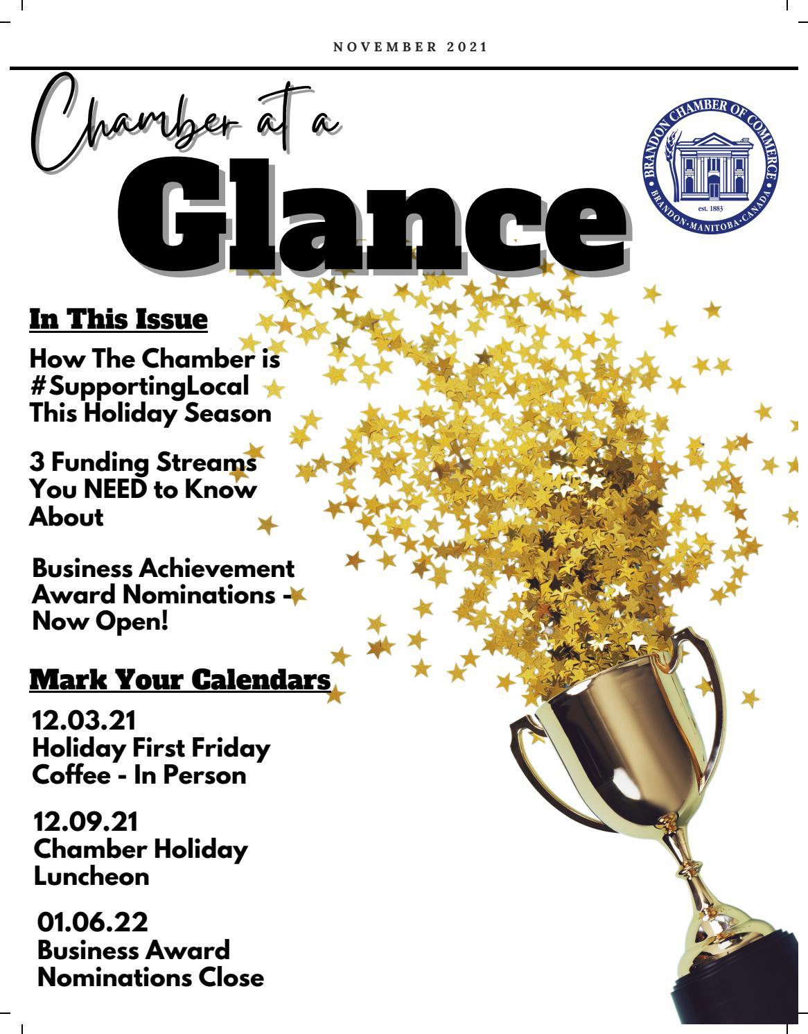 November 2021: Chamber at a Glance by Brandon Chamber of Commerce - Issuu