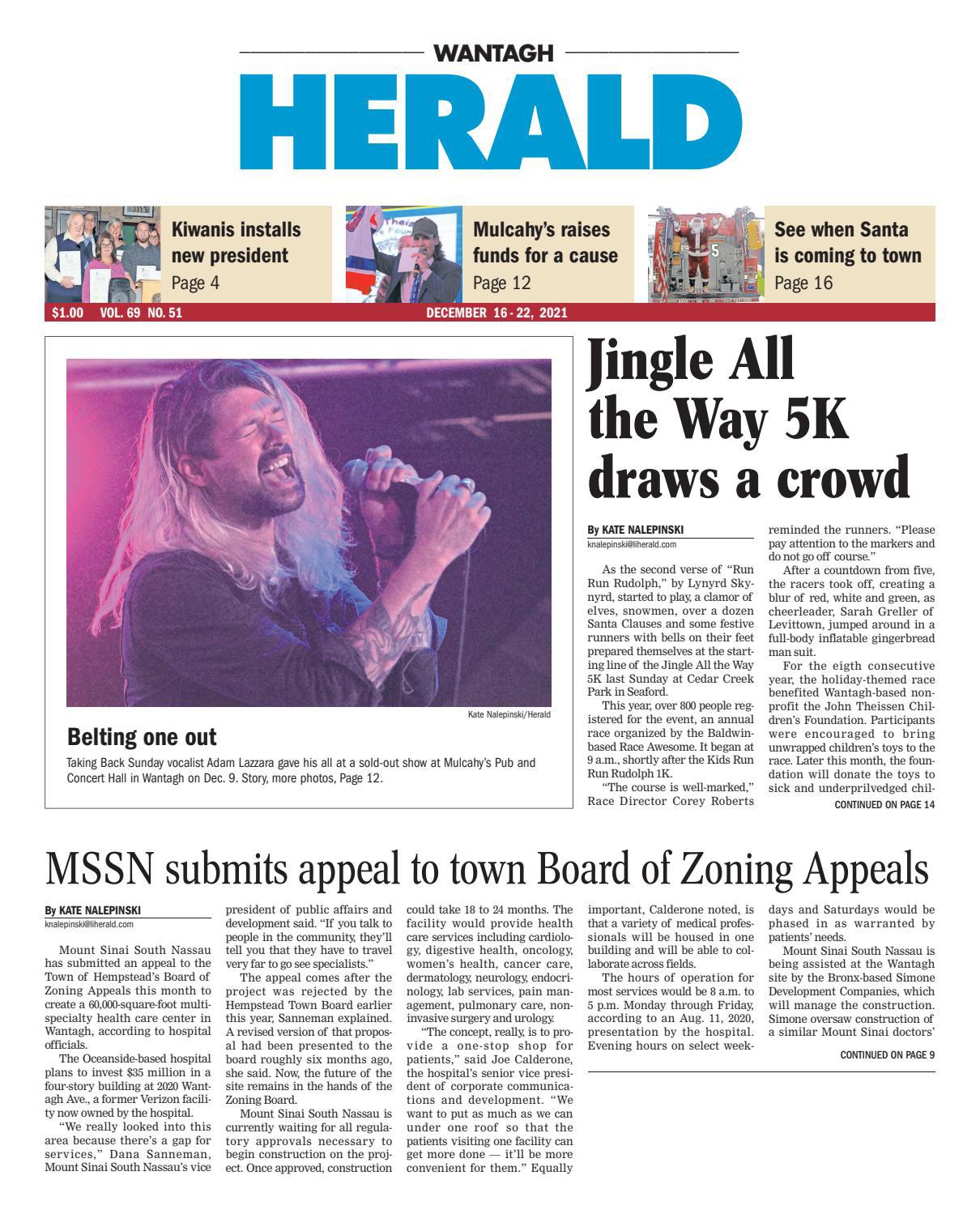 Wantagh Herald 12-16-2021 by Richner Communications, Inc - Issuu