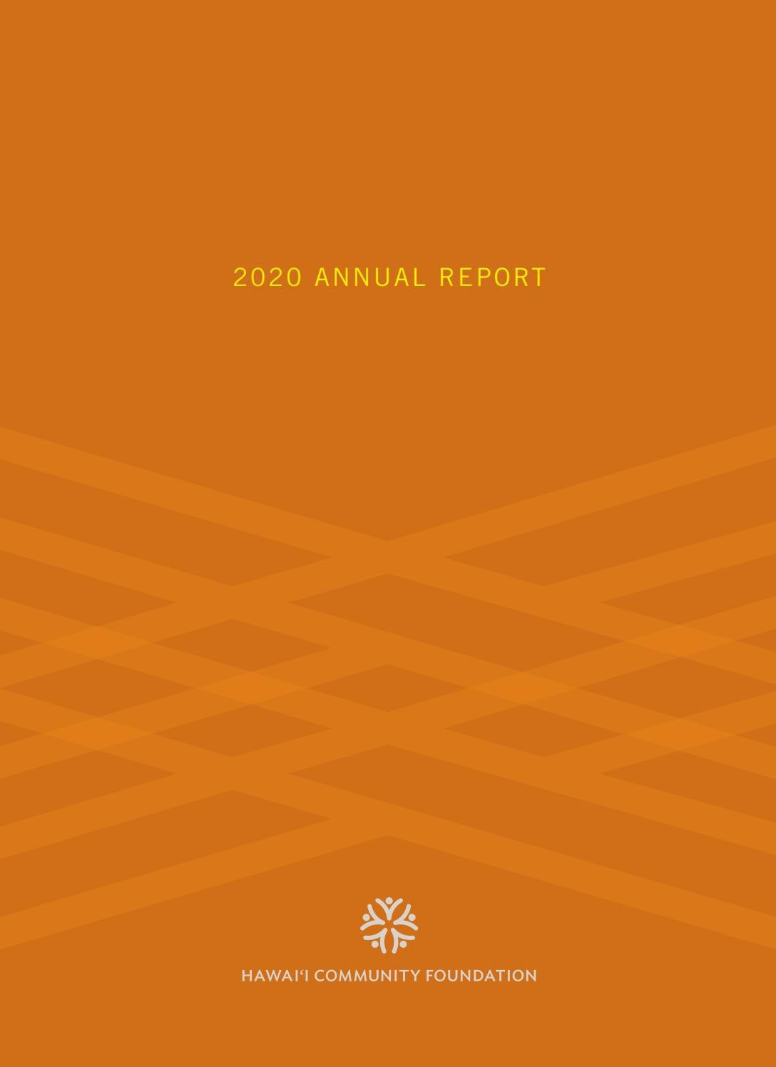 2020 Hawaii Community Foundation Annual Report by Hawaii Community ...