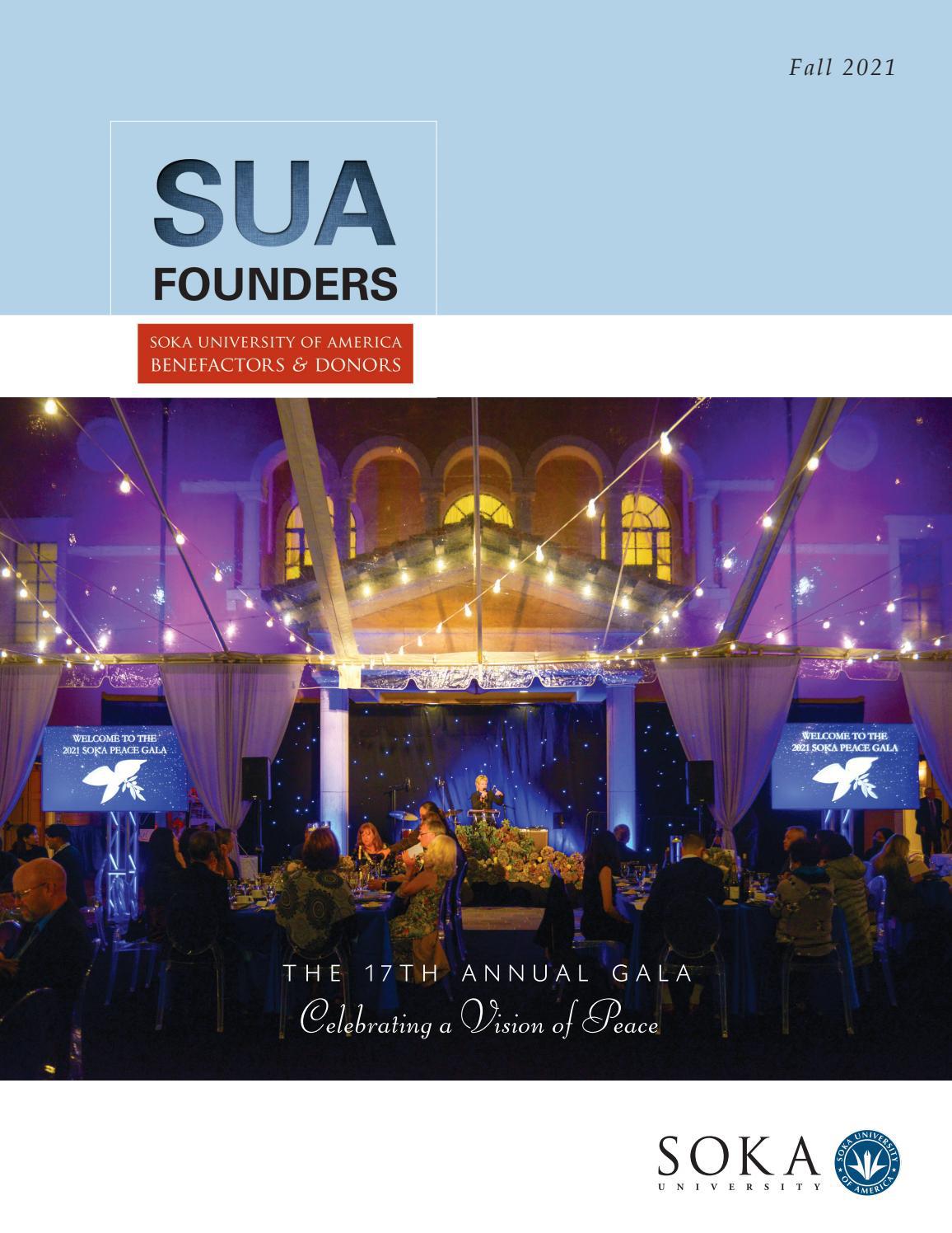 2021 Fall SUA Founders by Soka University of America - Issuu