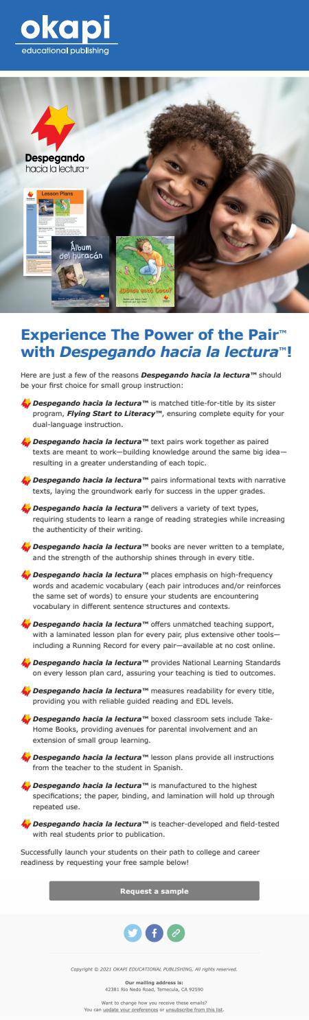 Despegando MailChimp Template PDFs by Okapi - Issuu