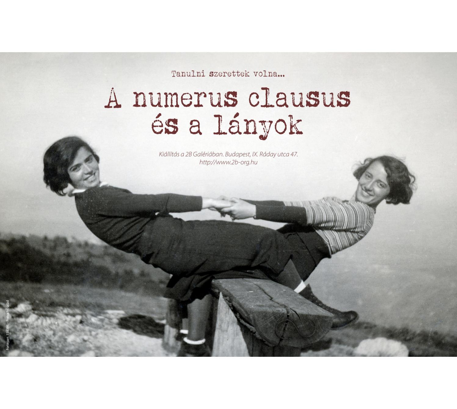 Exhibition catalogue of "The Numerus Clausus vs. Women", August-October ...