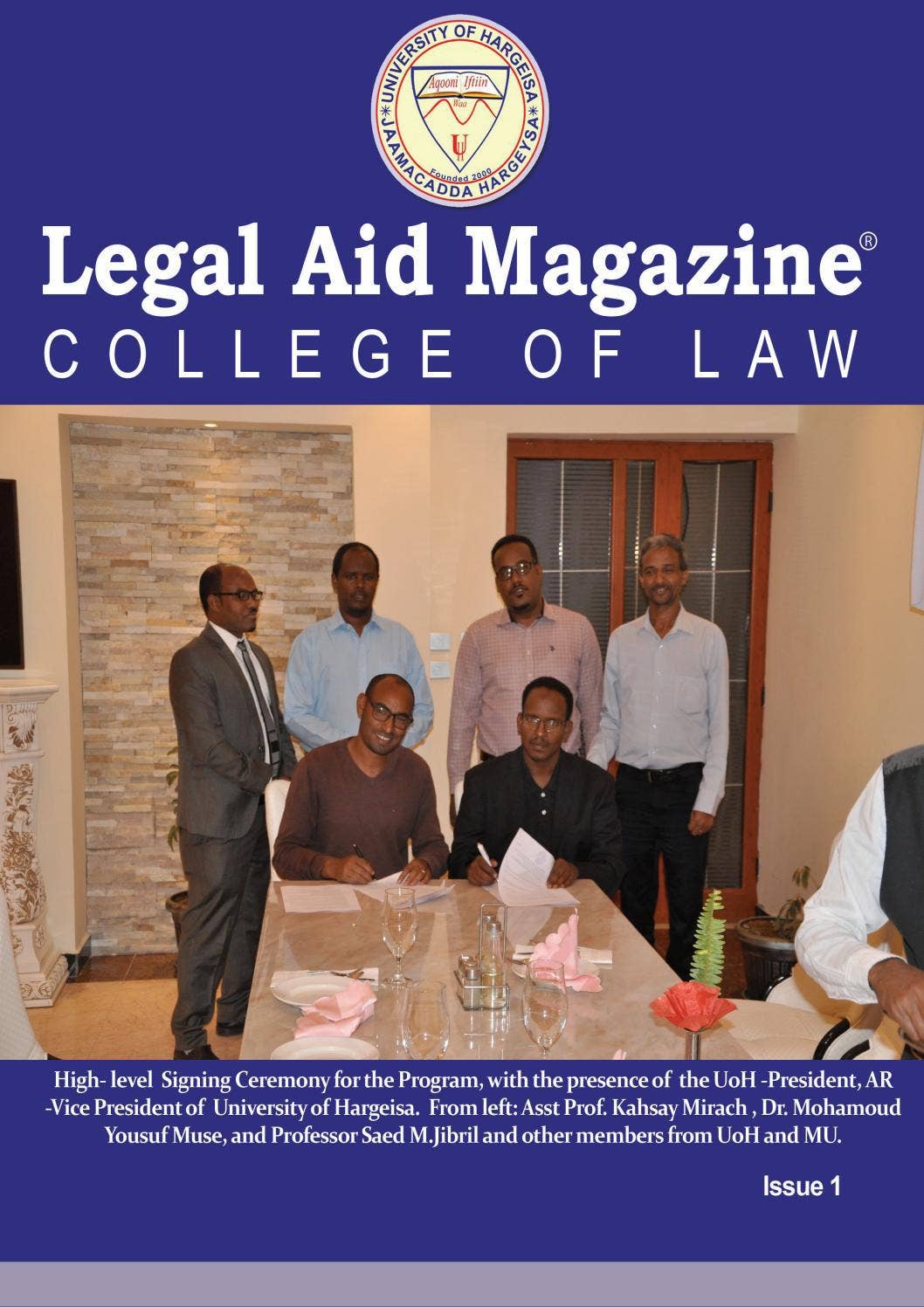 Legal Aid magazine College of LAW by mahmoudawaleh - Issuu