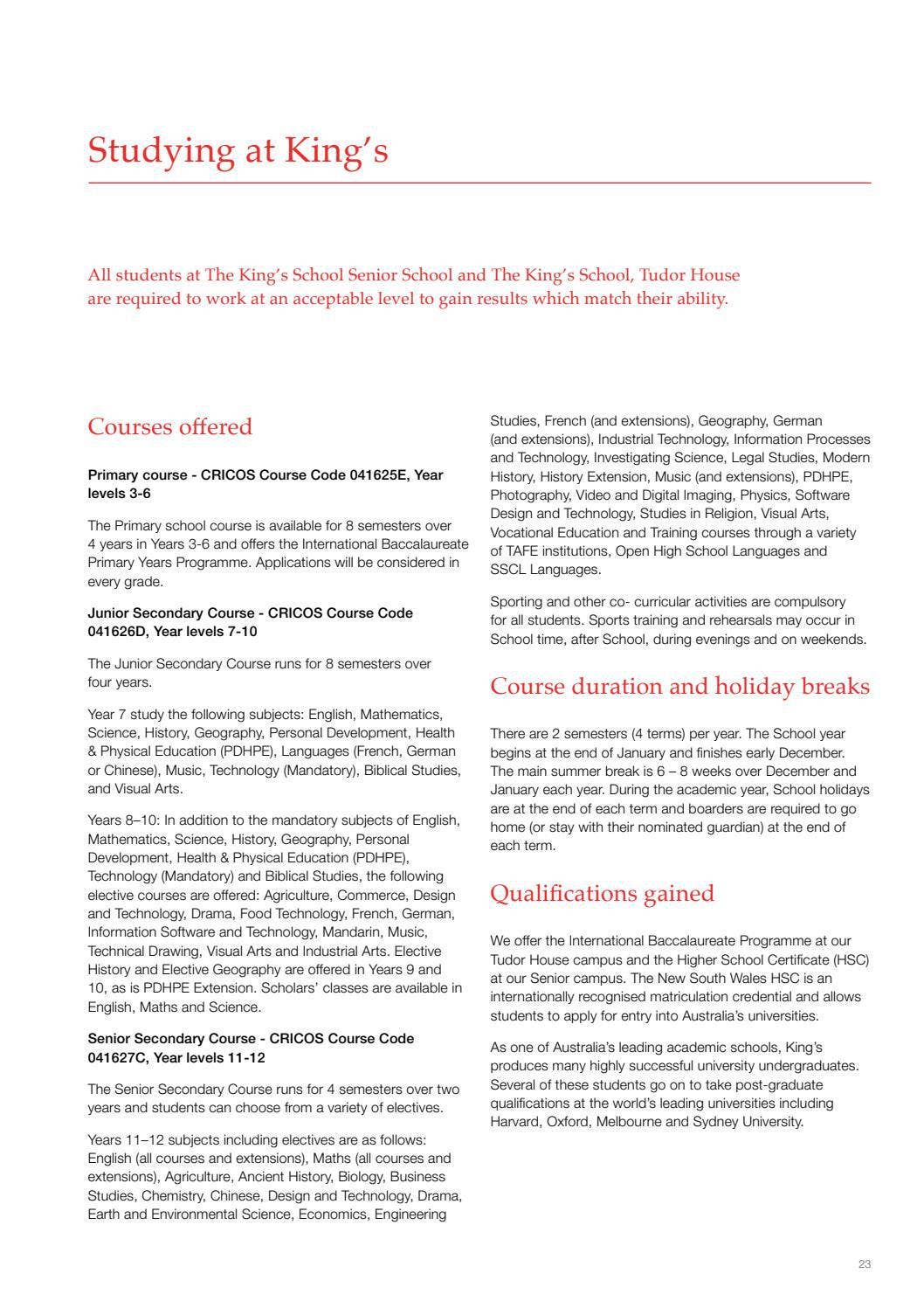 International Student Handbook 2022 by thekingsschool_official - Issuu