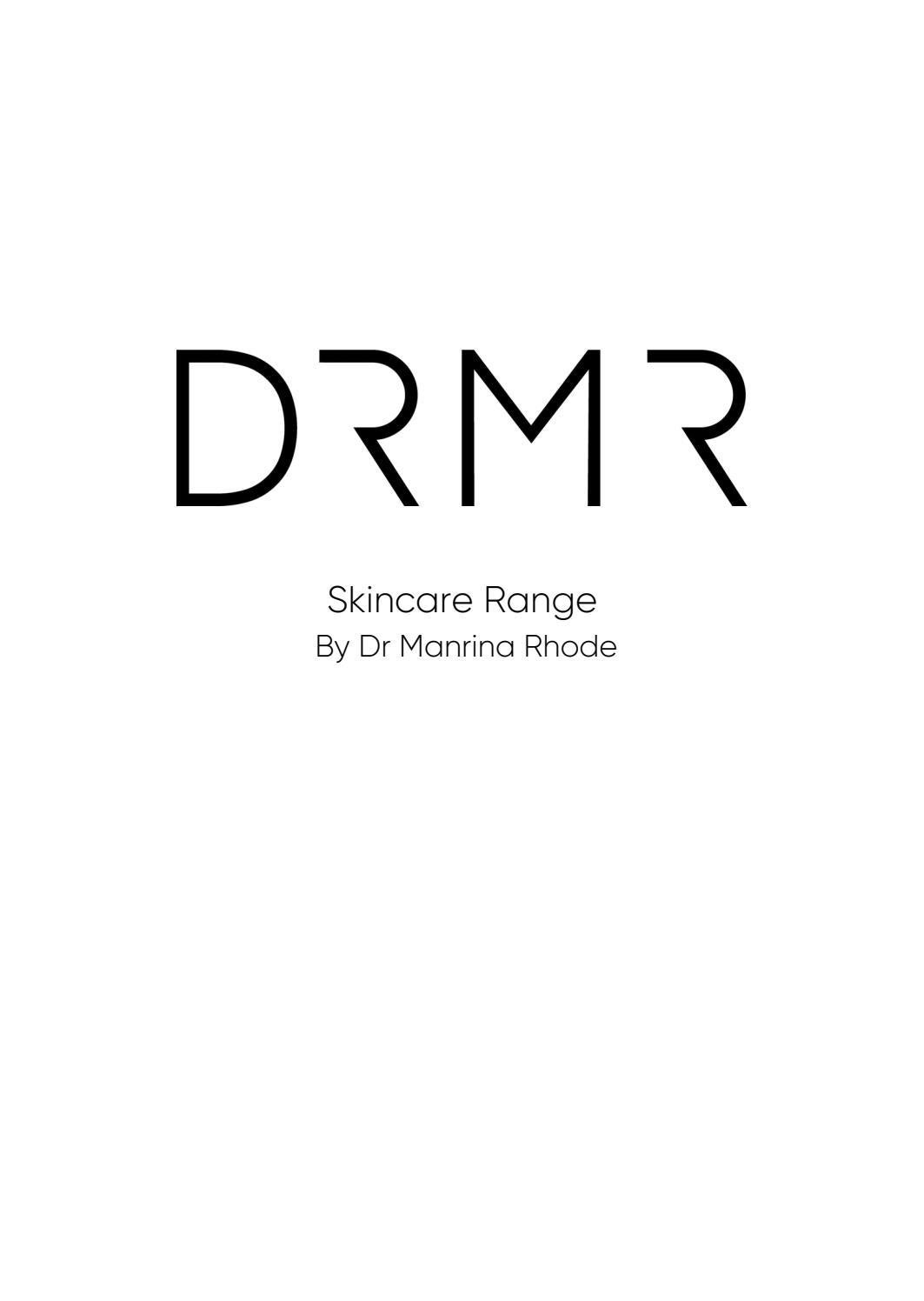 DRMR Skincare Range 2021 by DRMR Skincare - Issuu