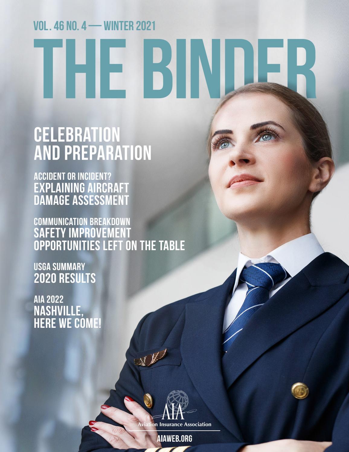 The Binder | Vol. 46 No. 4 | Winter 2021 by Aviation Insurance ...
