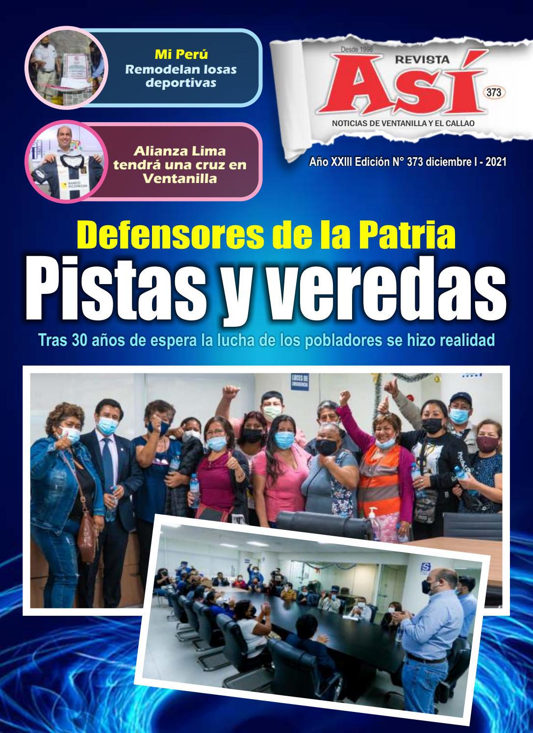 REVISTA ASI N° 373 DICIEMBRE 01. DEFENSORES DE LA PATRIA PISTAS Y ...