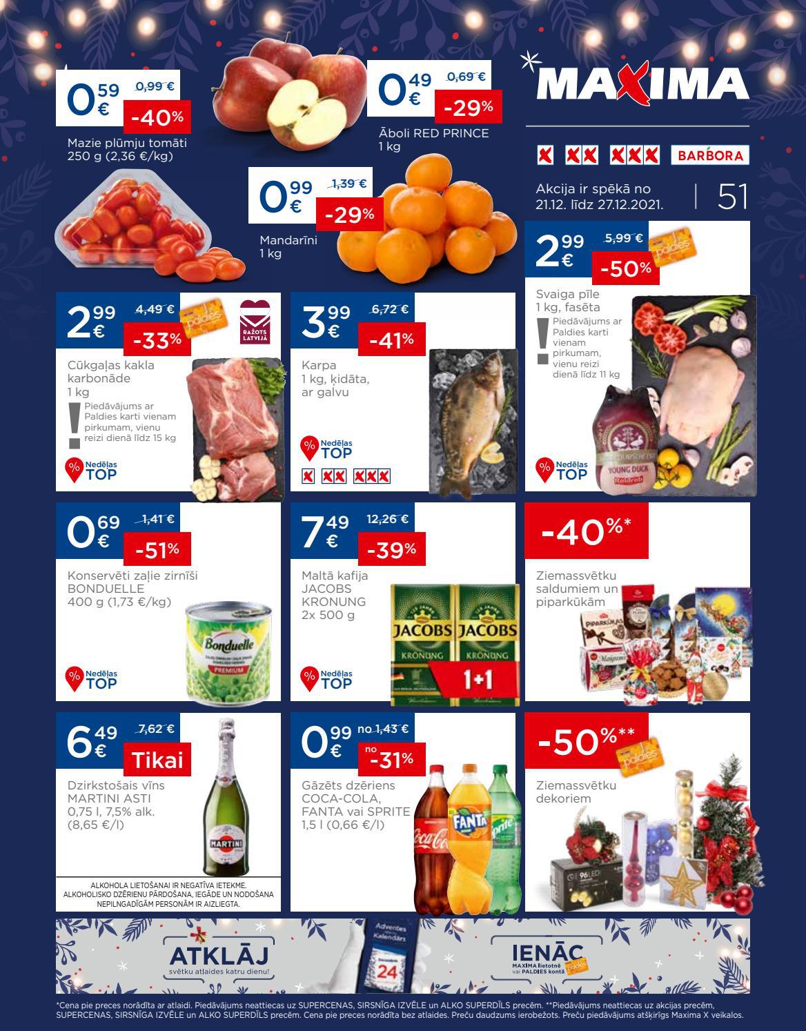 MAXIMA | X XX XX | 21.-27.12.2021. by Maxima Latvija - Issuu