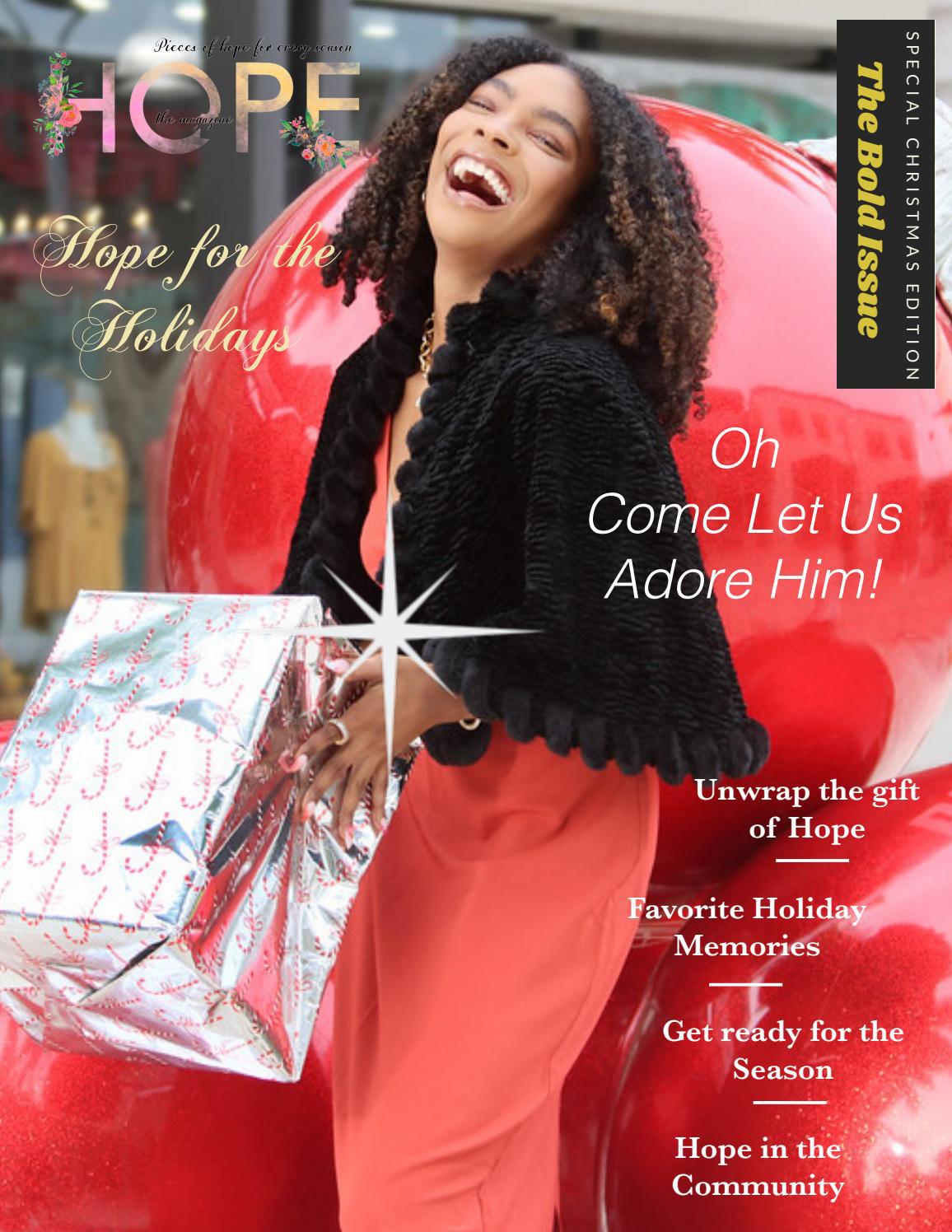 Hope Christmas Edition-Bold Issue by Hope the Magazine - Issuu