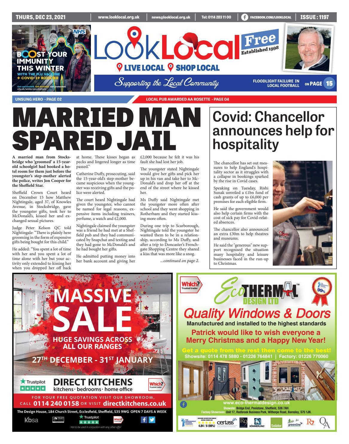 Issue 1197 Thursday 23 December 2021 by Look Local Newspaper - Issuu