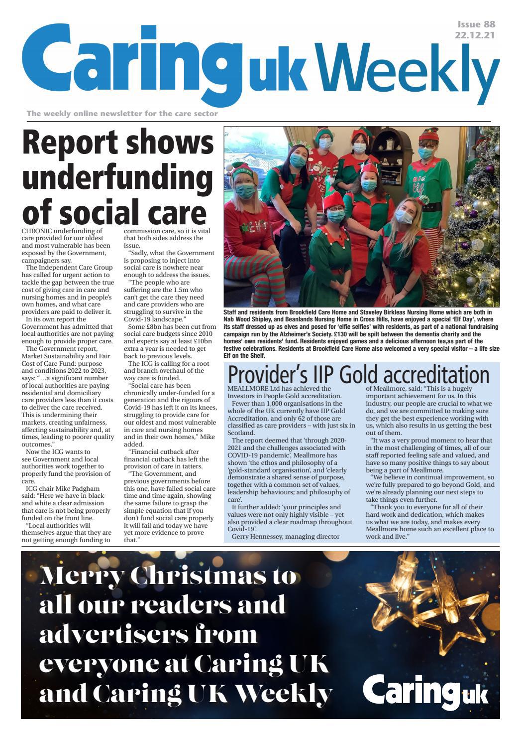 Caring UK Weekly - 22 December 2021 by Script Media - Issuu