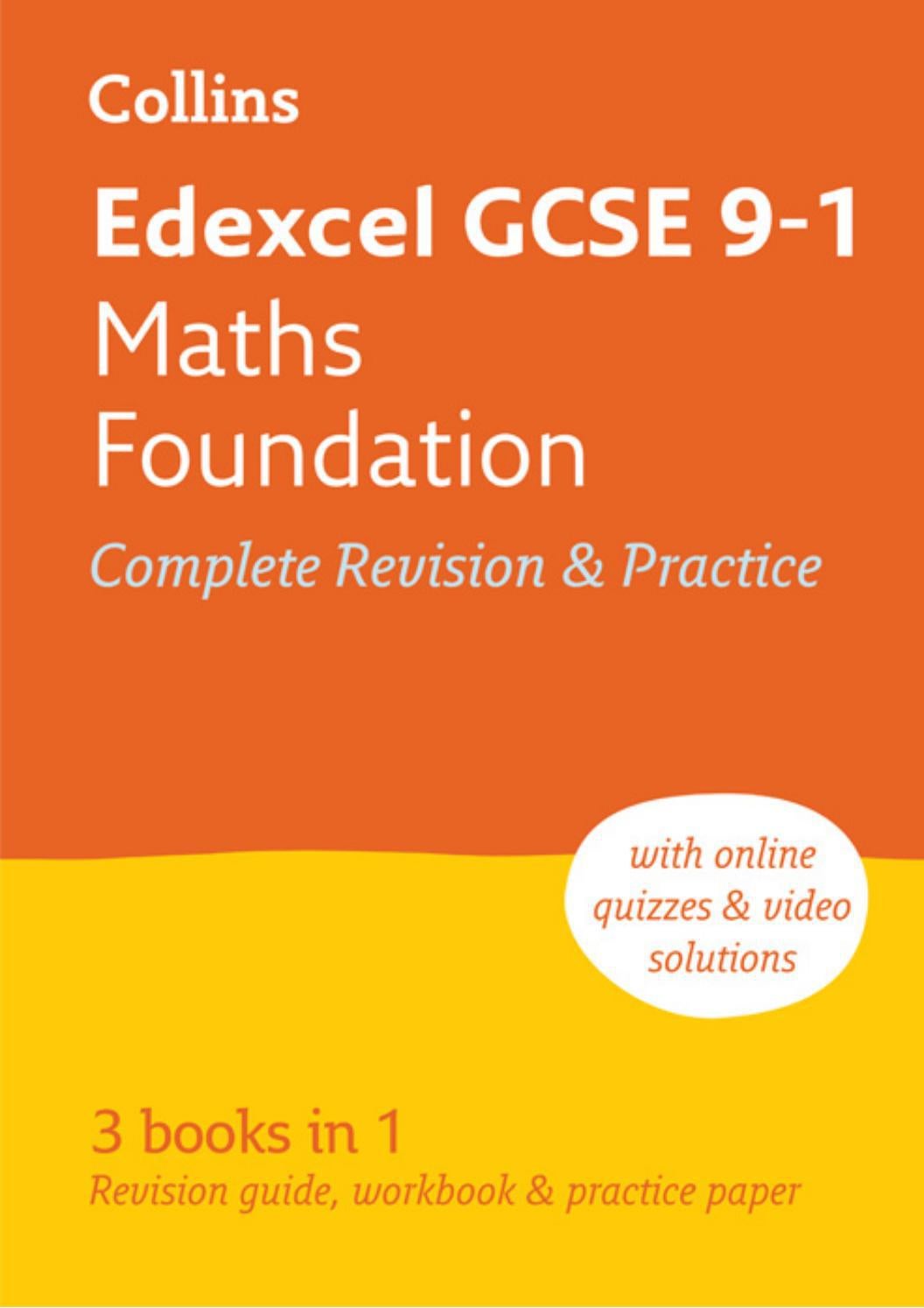 Edexcel GCSE 9-1 Maths Foundation Complete Revision & Practice by ...