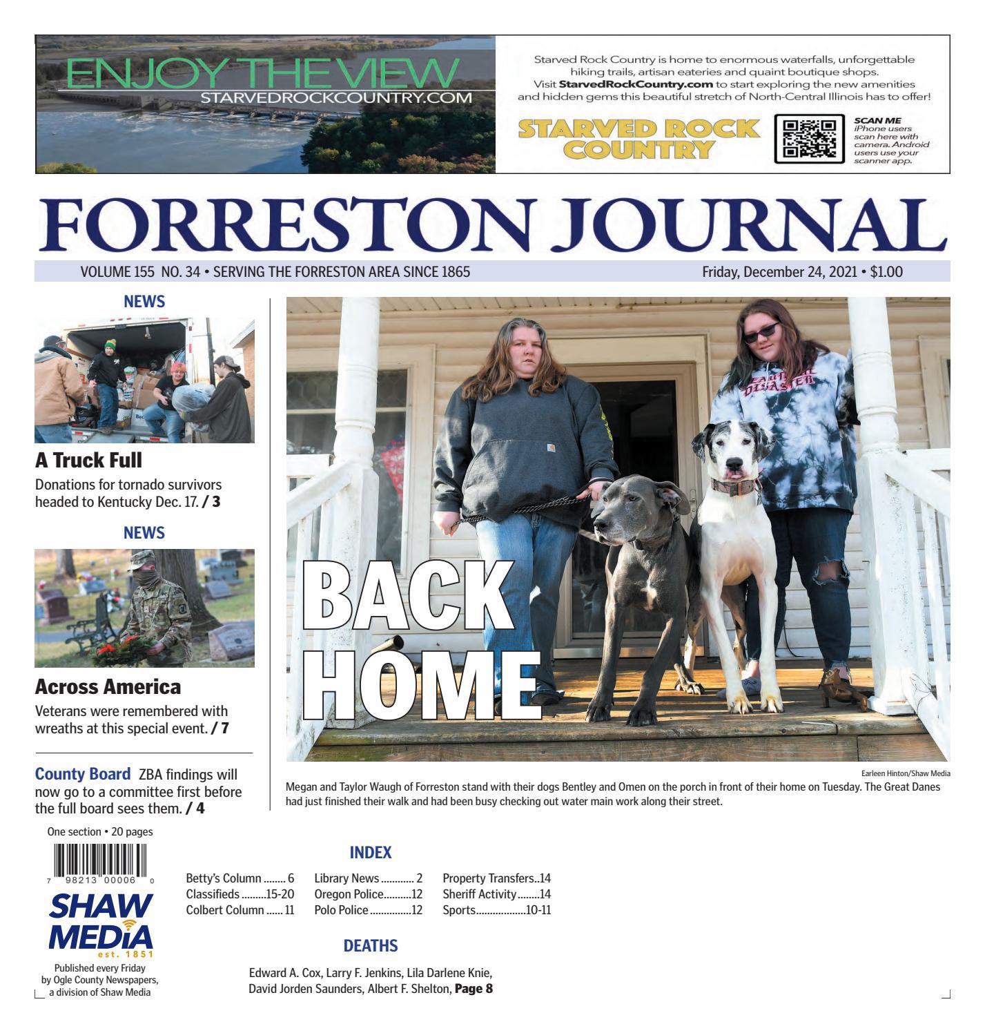 Forreston_Journal-12-24-2021 by Shaw Media - Issuu