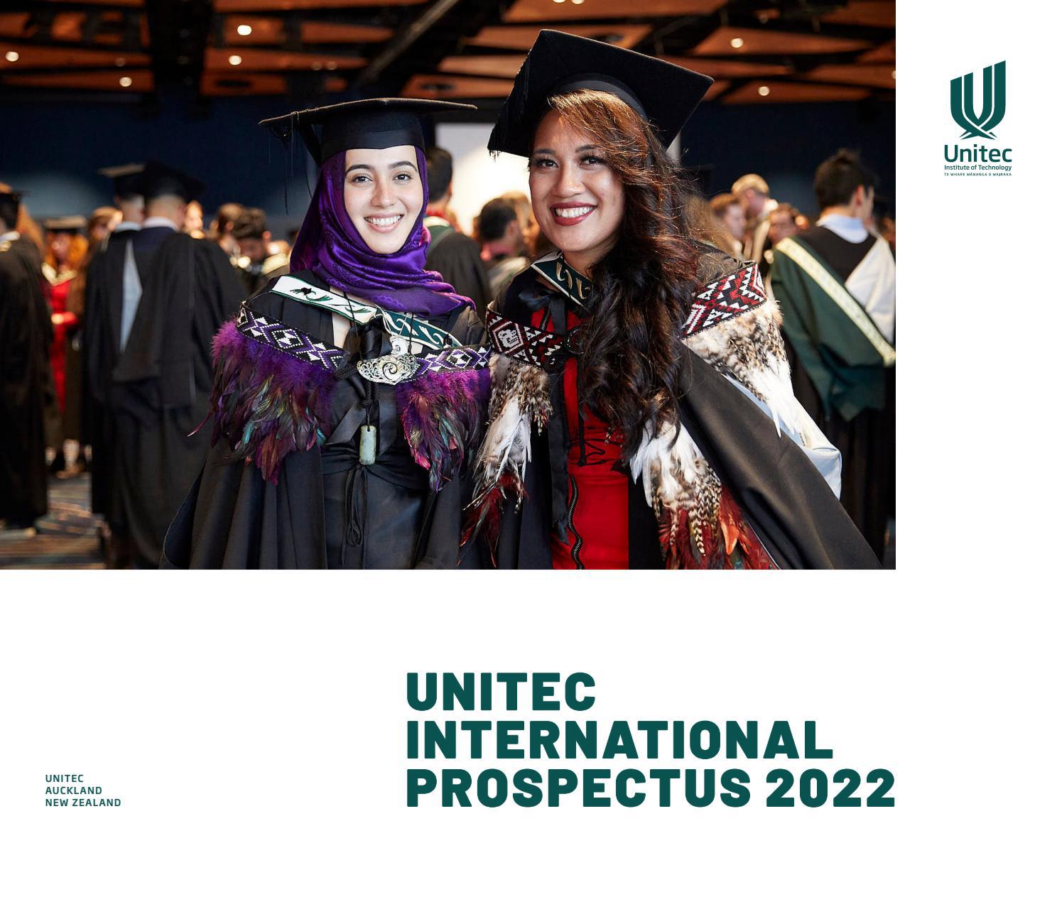 Unitec International Prospectus 2022 by Te Pūkenga trading as Unitec ...