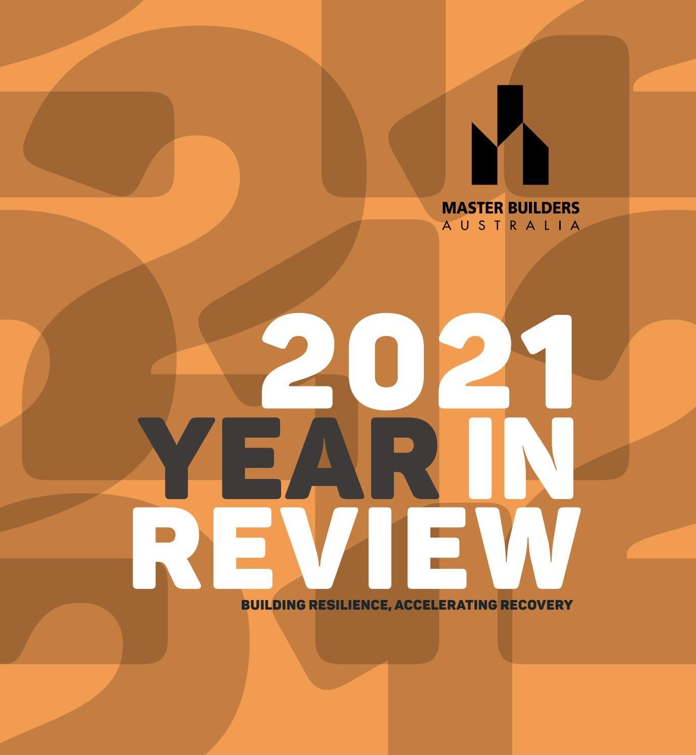 Master Builders Australia Year in Review 2021 by Master Builders ...