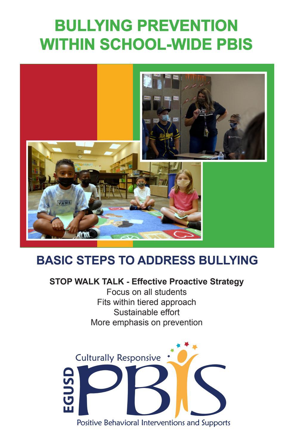 Elementary Bullying Prevention by PBIS EGUSD - Issuu