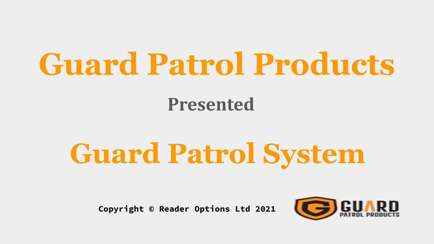 Guard Patrol System by Guard Patrol Products - Issuu