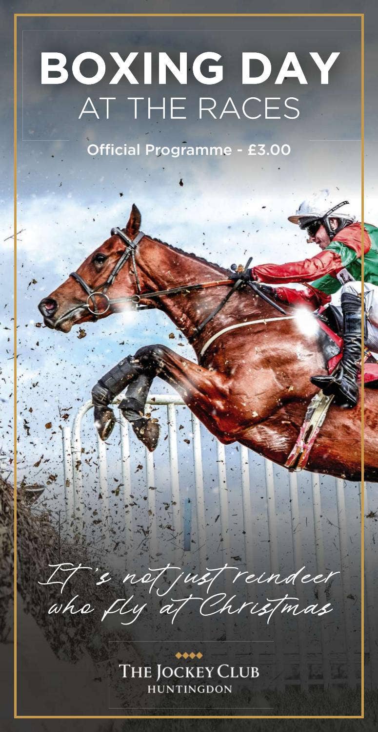 Huntingdon Racecard - Sunday 26th December by Weatherbys - Issuu