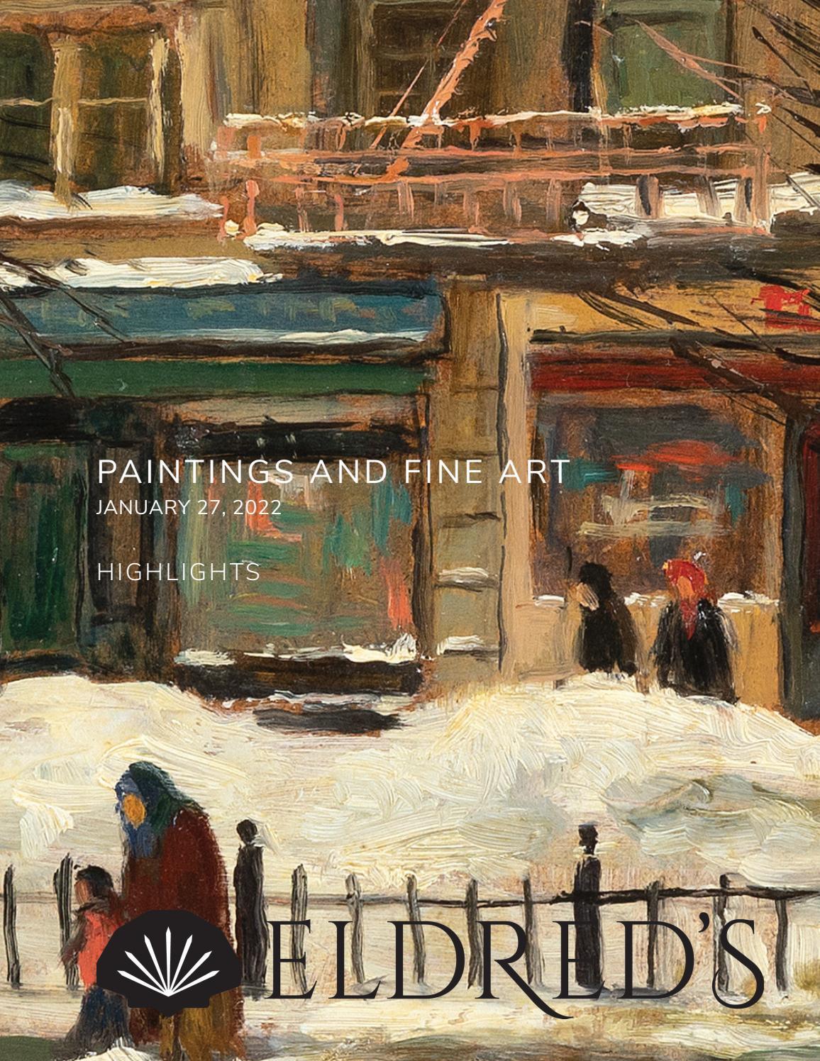 Paintings and Fine Art Highlights by Eldred's Auction - Issuu