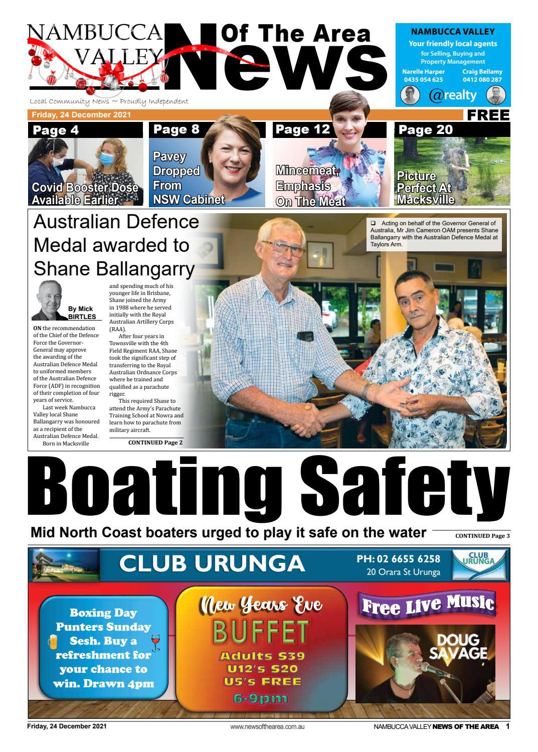 Nambucca Valley News Of The Area 24 December 2021 by News Of The Area ...