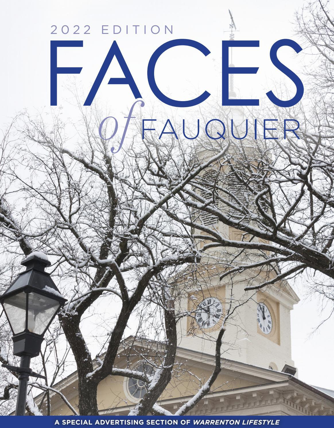 FACES of Fauquier 2022 by Warrenton Lifestyle Magazine - Issuu