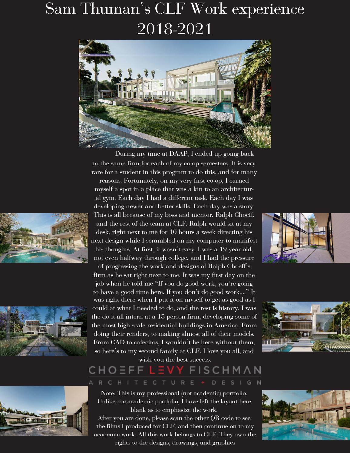 Sam Thurman's undergrand Work portfolio by futureprofessional - Issuu