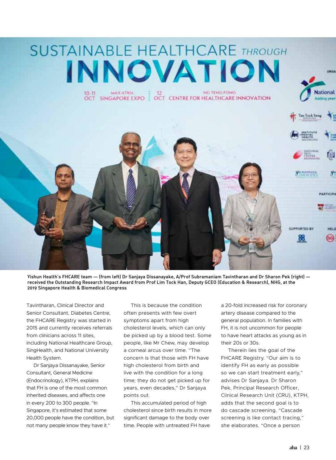 AHA Magazine Nov-Dec 2021 by Yishun Health - Issuu