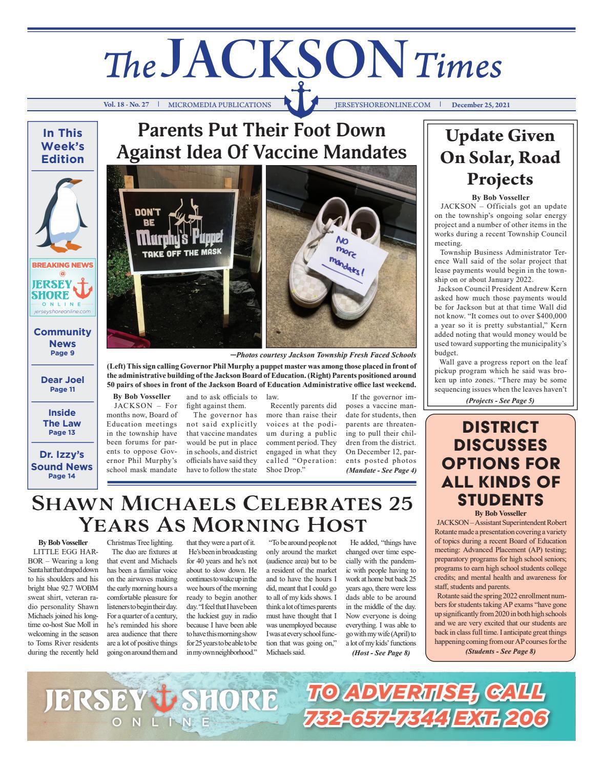 2021-12-25 - The Jackson Times by Jersey Shore Online - Issuu