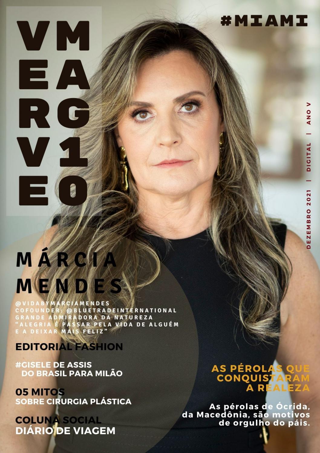 Revista Digital VERVE MAG INTERNACIONAL VOl.10 _ Capa: Capa Márcia ...