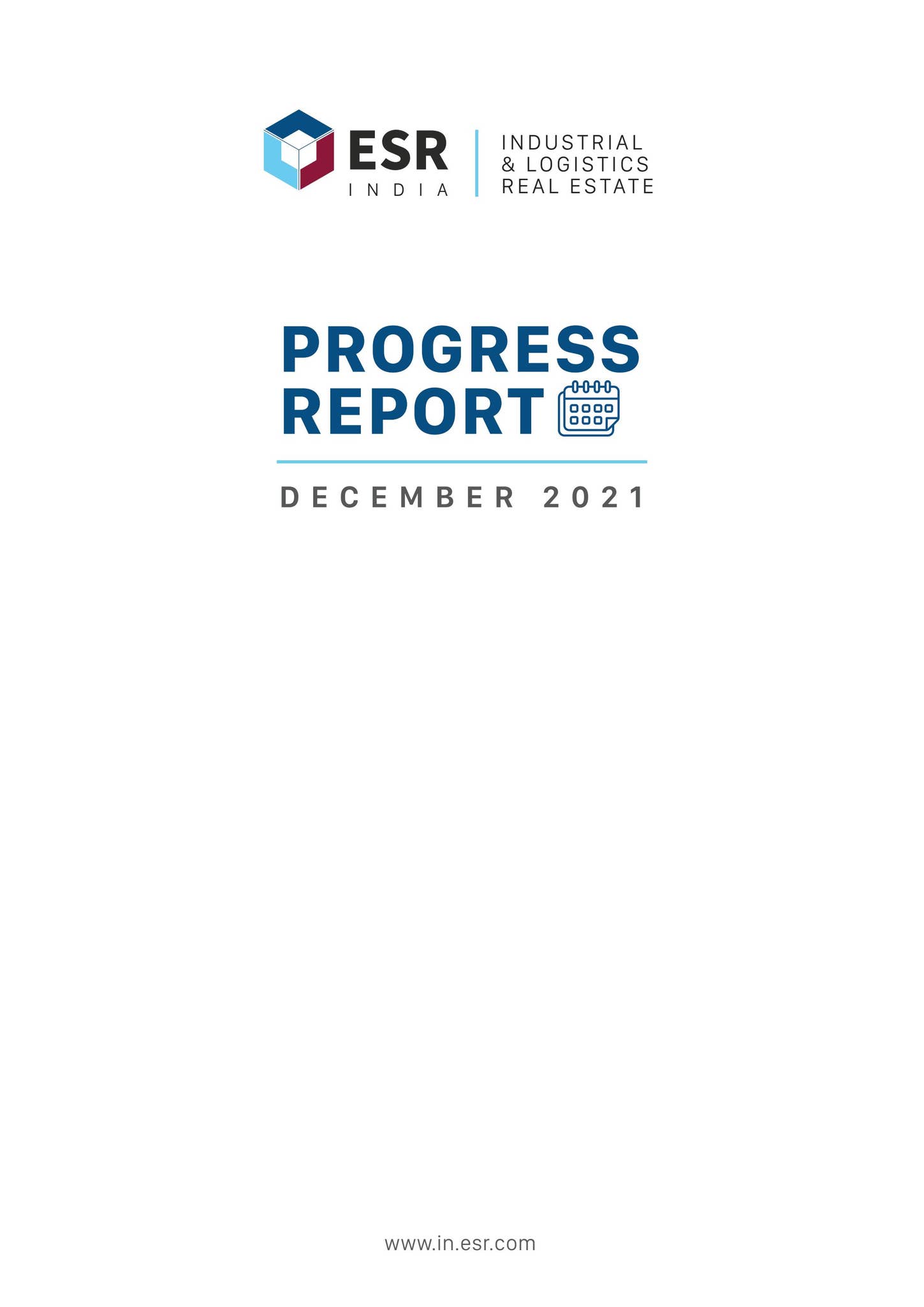 ESR India Site Progress Report Dec 2021 by Velocitta India - Issuu