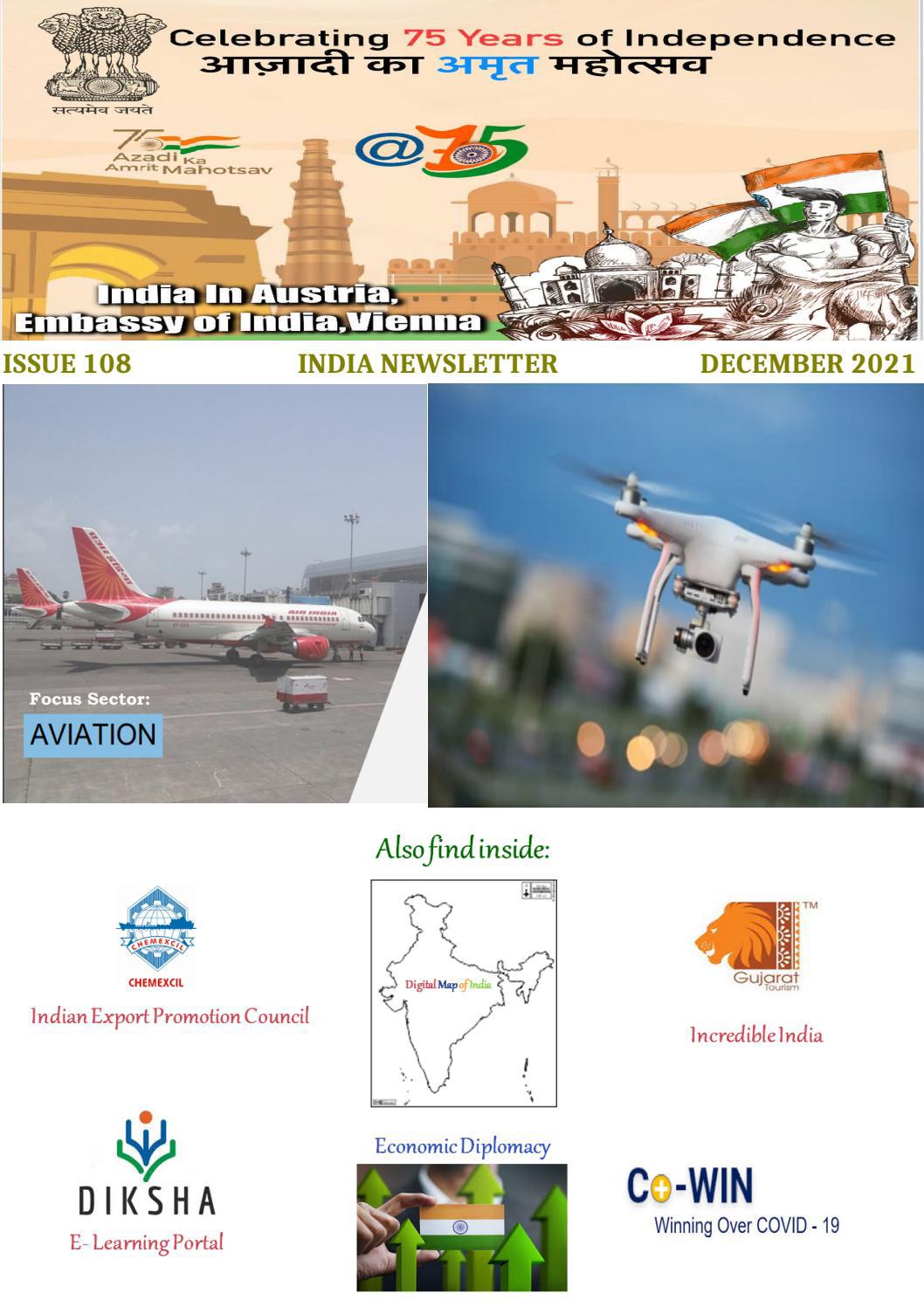 India Newsletter- December 2021 by Indian Embassy Vienna - Issuu